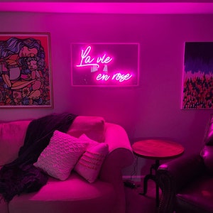 Neon Squiggle Light-wave Led Neon Sign, Neon Sign Bedroom,wall ...