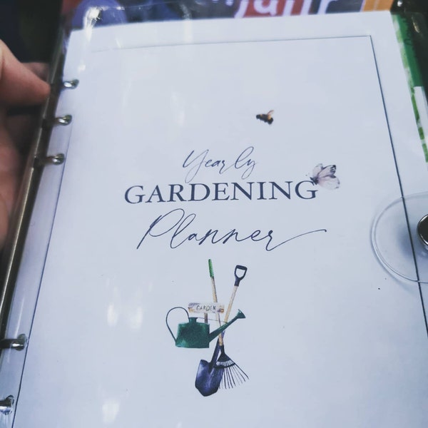 Gardening Planner Printable, Garden Planner, Garden Journal Planner ...