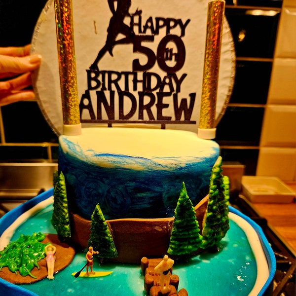 Runner Cake Topper, Jogging Cake Topper, Running Personalised Cake ...