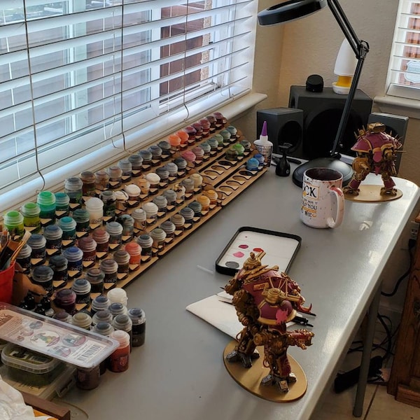 28 Pot Gw/citadel Modular Paint Rack - Etsy