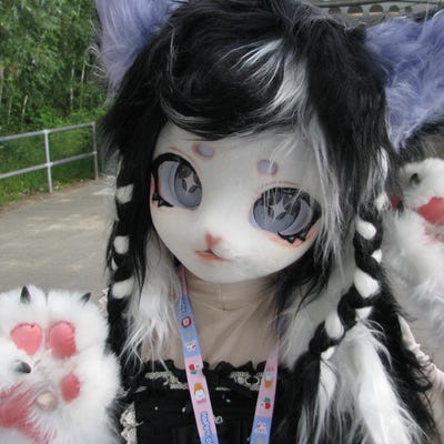 Kig Fur Head, Cute Furry Mask Head, Furi Cos, New Fur Suit Head, Kig ...