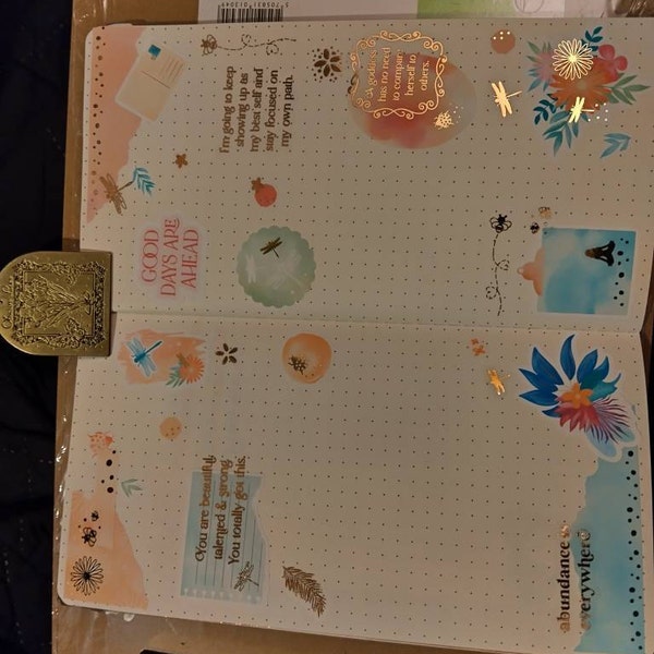 Wonder! - Journalling Sticker Kit. Decorative and Foiled Stickers for ...
