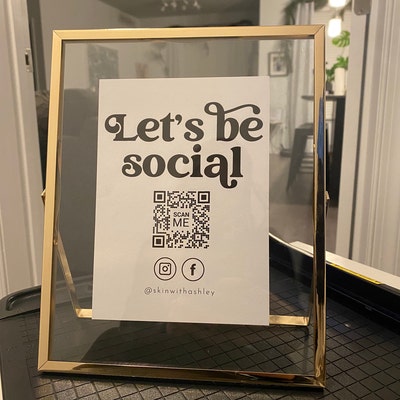 Social Media Business Sign, Social Media Sign, Social Media Sign ...