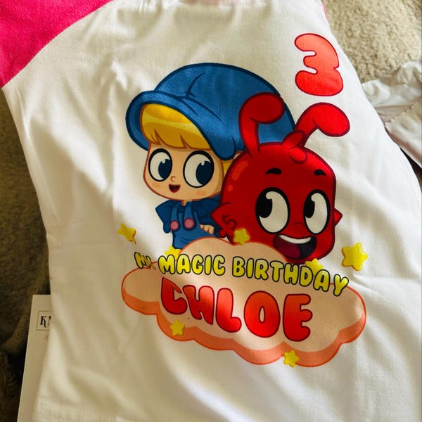 Morphle Personalized Birthday Boy, Birthday Girl, Raglan Shirt, Family ...