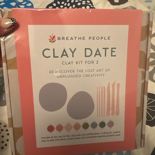 Deluxe Meditative Art Air Dry Clay Kit + Meditations and Journaling ...