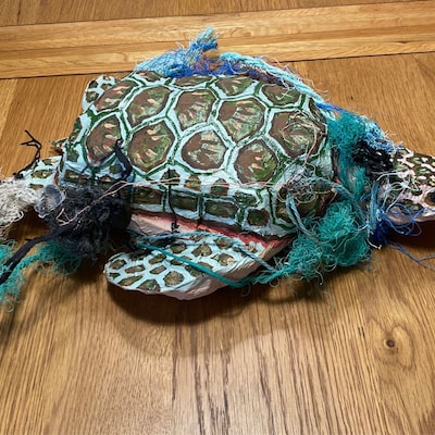 How to Make a 3D Papier Mache Green Sea Turtle - Etsy