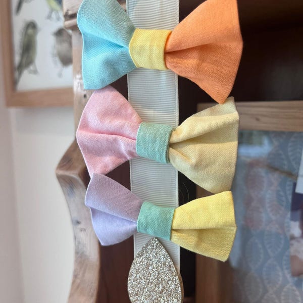 Custom Pastel Rainbow Name Bunting / Celebration / Flags - Etsy