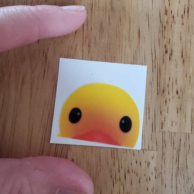 Duck Peeker Rear View Mirror/sun Visor Decal - Etsy