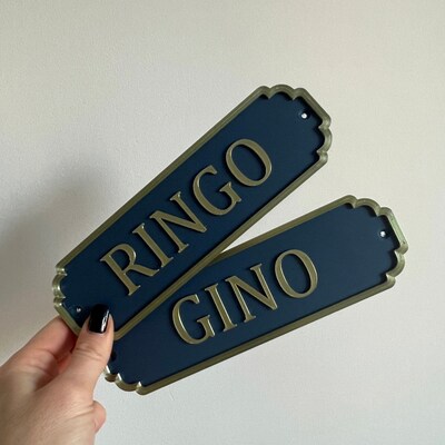 The Emley Cottage Style Door Sign Personalised Sign Pastel - Etsy