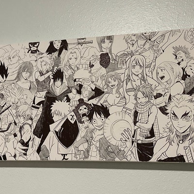 Custom Anime Canvas - Etsy