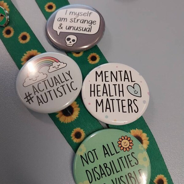 Not All Disabilities Are Visible Badge Pin | Hidden Disability Badge - Etsy