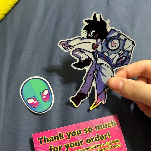 Doug Rattmann and Companion Cube Portal 2 Holographic and Vinyl ...