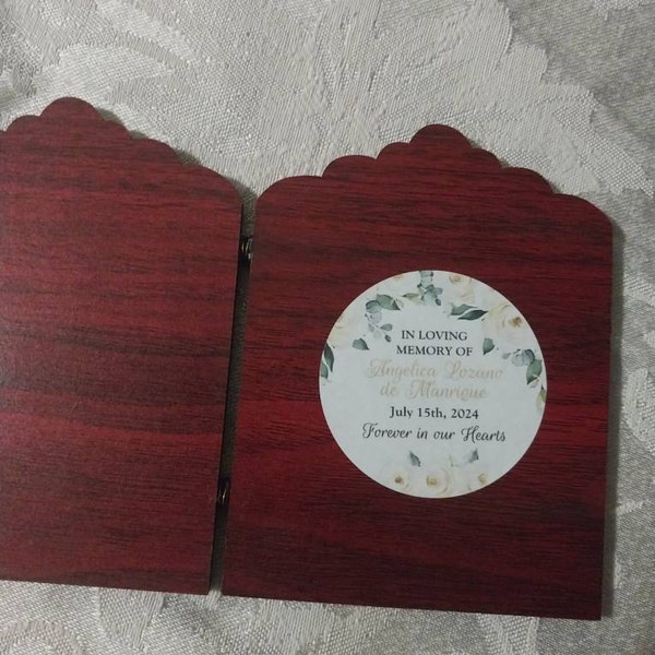 Funeral Remembrance Candle Labels, Funeral Prayer Candle Sticker Labels ...