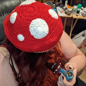 Crochet Mushroom Toadstool Hat PATTERN ONLY - Etsy