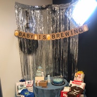 Beer Mug & Baby Bottle Baby is Brewing Co-ed Baby Shower Sprinkle Dad ...