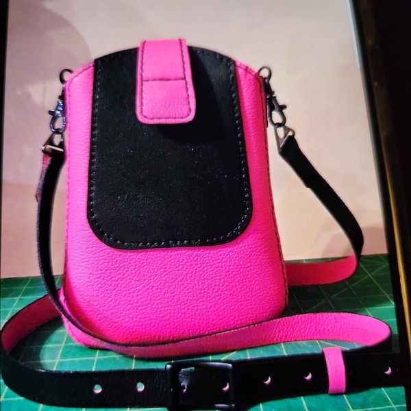 Small Crossbody Phone Bag Leather Pattern PDF - Etsy