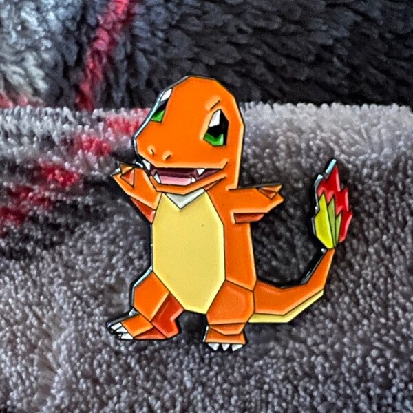 Charmander Pin,charmander Soft Enamel Pin,pokemon Enamel Pin,pokemon ...