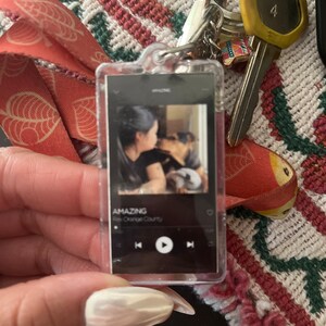 Custom Apple Music Lyrics Keychain Your Song Your Lyrics - Etsy