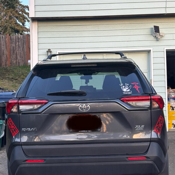 Reflective + Anime Explosive Tags Paperbomb Decals STYLE 1 Oil Slick ...