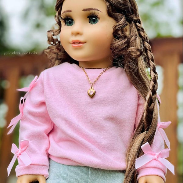 Pink Sweater 18 Inch Doll 18 Inch Doll Clothes - Etsy