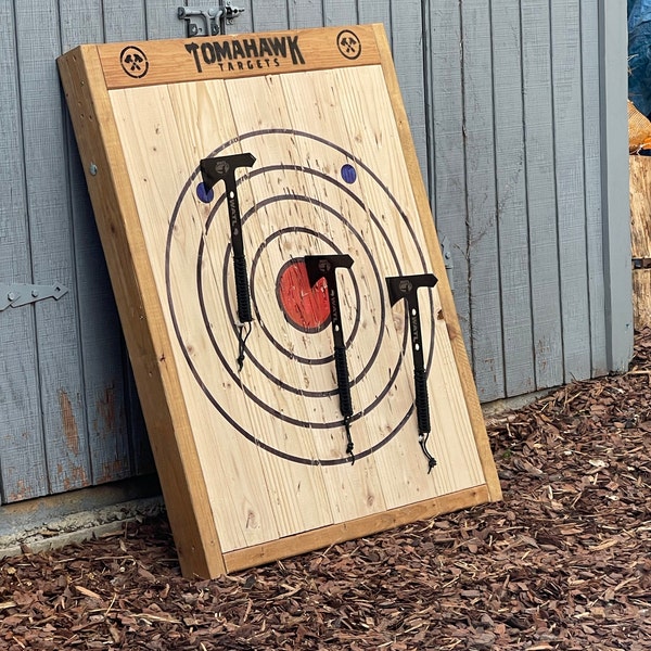 Large 4-ring Hanging Axe and Knife Throwing Target (FREE SHIPPING) - Etsy
