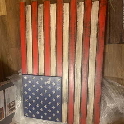 Hidden Gun Storage. Large American Flag. - Etsy