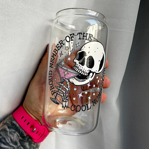 UV DTF Cup Wrap | Libby Beer Can Glass 16oz | Bats Black | - Etsy