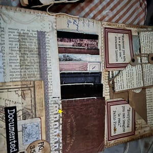 Vintage Snippet Labels From Old Books Digital Download - Etsy