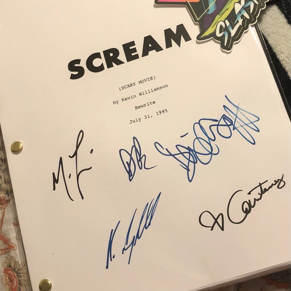 Scream Movie Horror Movie Script Original Full Screenplay - Etsy