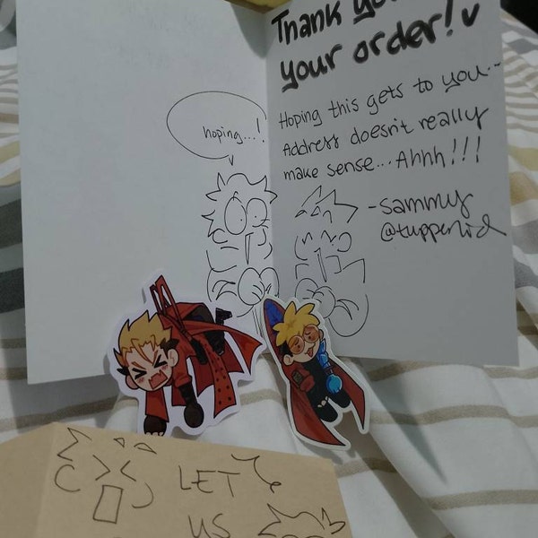 Hanging Vash Sticker ; Trigun Stampede / Trigun Maximum Inspired Vinyl ...