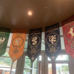 Customizable Medieval Style Family Pennants Personalized - Etsy