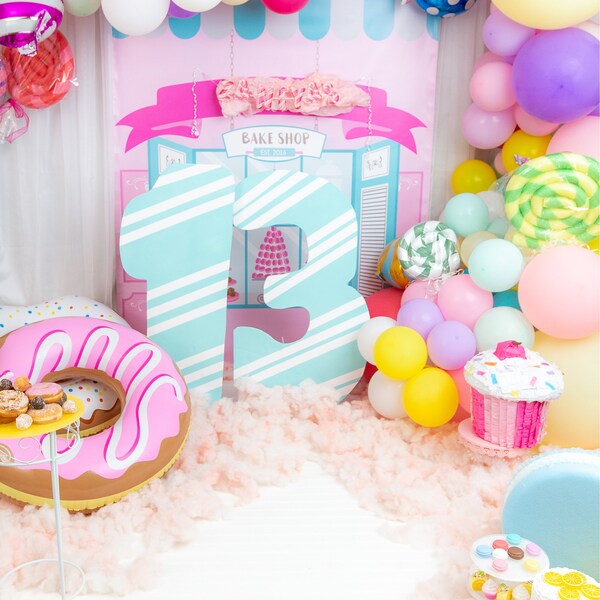 Bake Shop Party Backdrop Personalized, Bake Shop Backdrop,candy Shop ...