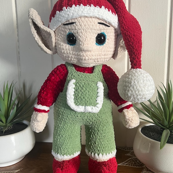Crochet Pattern in English Christmas Elf - Etsy