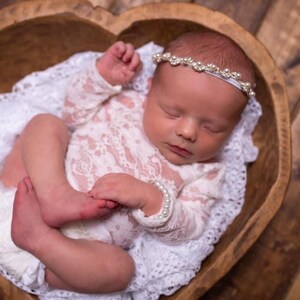 BABY GIRL Pearl Bracelet, New Baby Gift, Keepsake Pearls, 1st Pearls ...