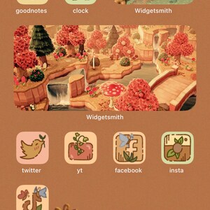 ORIGINAL Cottagecore / Fall Aesthetic App Icons Hand Drawn - Etsy