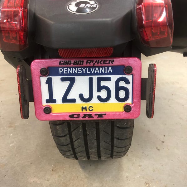 Personalized Motorcycle Frame for Your License Plate Personalized With ...