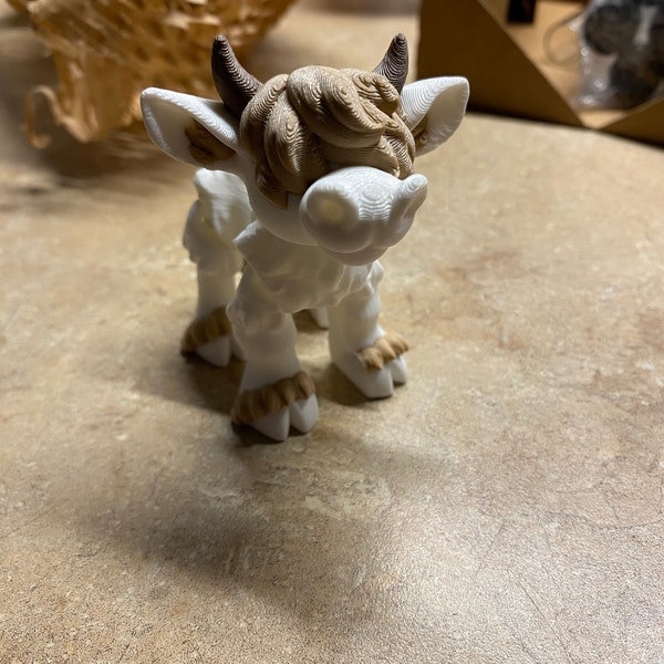 Highland Cow, 3D Printed, Multi Colored Cow - Etsy