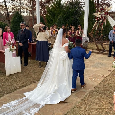 Giant 2 Tier Satin Bow With Train/tails, Detachable, Removable Satin ...