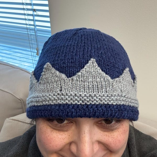 The Royal Beanie Knitting Pattern - Etsy