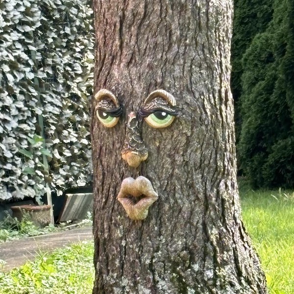 Lady Xyleena - Face Tree Art Female Tree Faces Gardeners Gift Garden ...