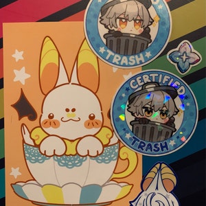 Honkai Star Rail Certified Trash Sticker 2024 - Etsy