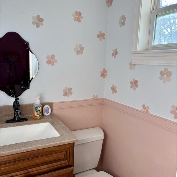 Wave Wall Decals - Removable, Reusable Wall Stickers - Watercolor Beach ...