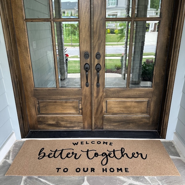 Custom 24 X 72 Inch Doormat, Extra Large Doormat,x-large Doormat,double ...