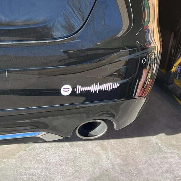 Custom Spotify Song Code Vinyl Decal - Choose Your Own Custom Song ...