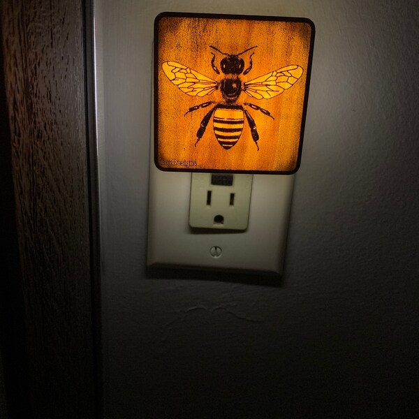The Bee Night Light - Garden, Insect, Bug, Bugs Lantern - Etsy