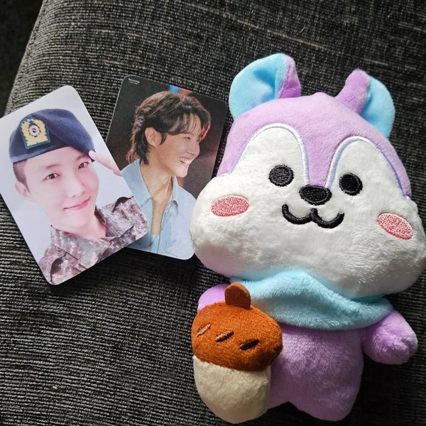 BTS BT21 Mang Unmasked Jhope Hobi Kpop Keychain - Etsy