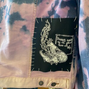 Punk Rock Opossum Print Hand Printed on Paper Original Art | Etsy