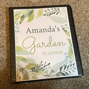 Printable Garden Planner Binder & Template / Fully Editable - Etsy