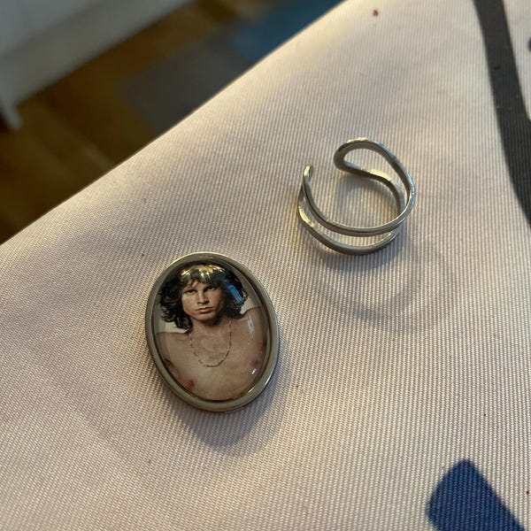 Robert Plant Led Zeppelin Ring | Handmade Image Ring | Americana ...