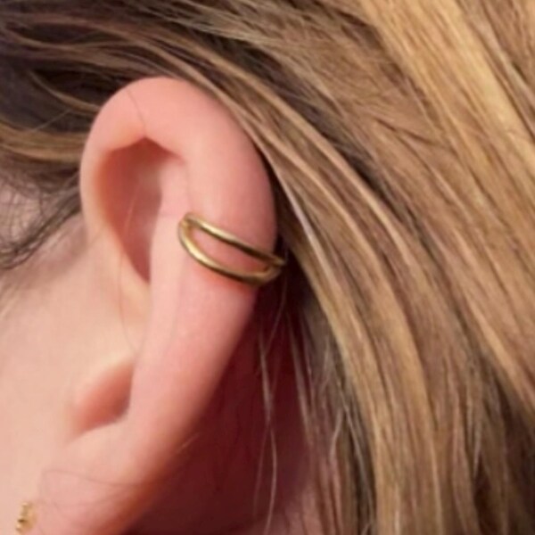 Solid Double Conch Clicker Hoop, Nose Ring, Septum Hoop, Hoop Earring ...